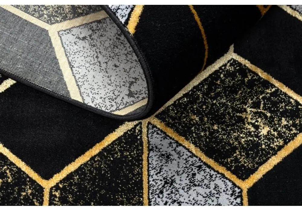 Kusový koberec  Jón černý 2 140x190cm