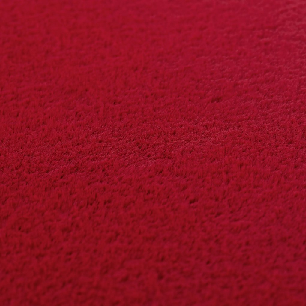 Ayyildiz, Kusový koberec Joy 1400 red kruh, 160x160 (průměr) kruh, červená, chodba / předsíň