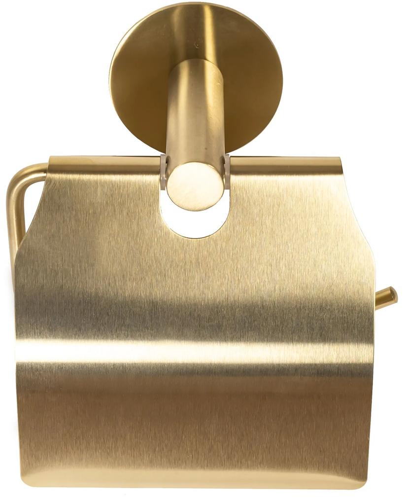 Rea, držák na toaletní papír 3M 322219B, zlatá matná, REA-77080