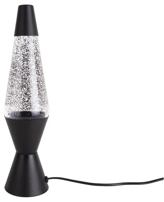Černá stolní lampa Leitmotiv Glitter