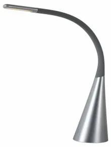 LUCIDE GOOSY LED Desk Lamp 4W 3000K 430LM Silver, stolní lampa