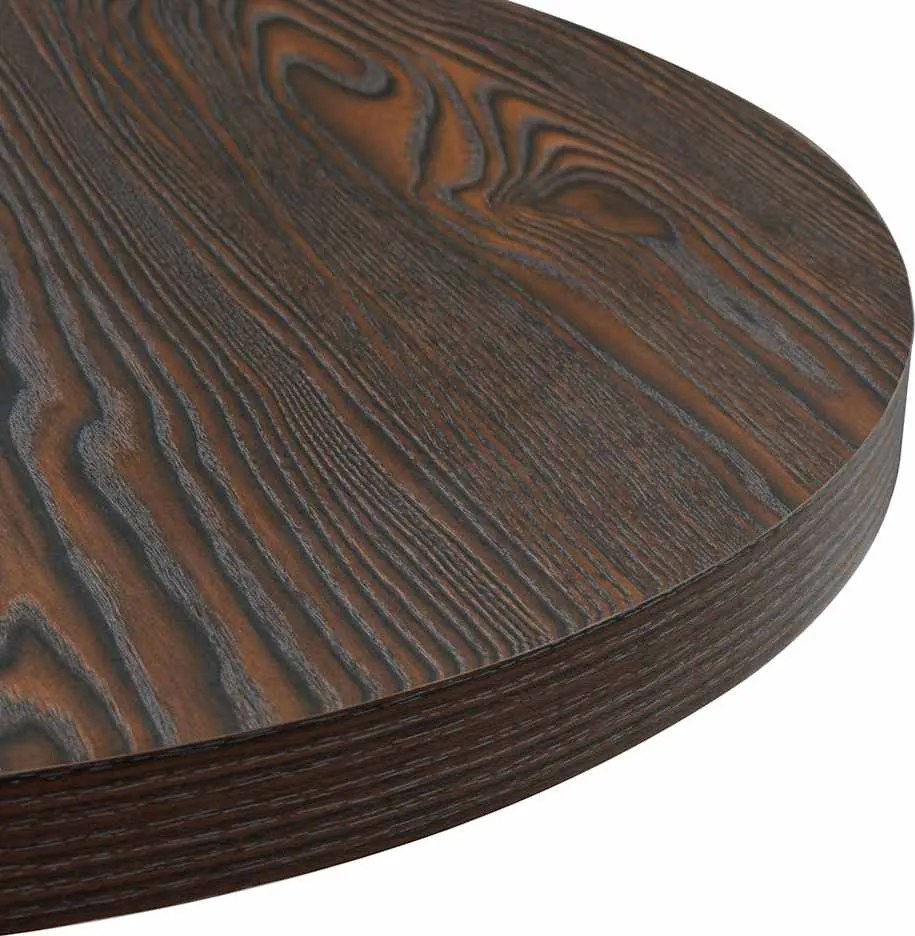 Bistro stůl MDF a ocel kulatý 60 x 75 cm 245609