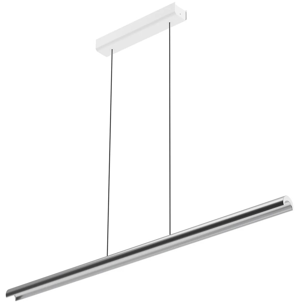 Linea Light 9811 Halfpipe_P, hliníkové závěsné lineární svítidlo, 28W LED 3000K, délka 98cm