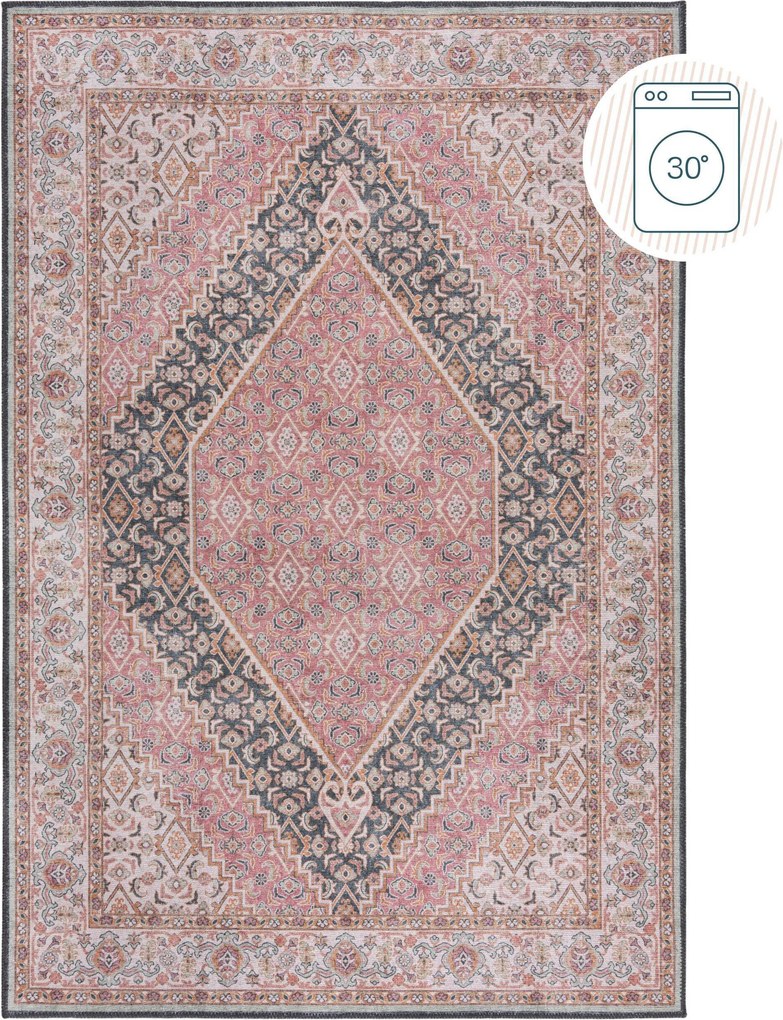 XXXLutz TKANÝ KOBEREC, 115/170 cm růžová Flair Rugs - Online Only koberce & rohožky - 003165039301