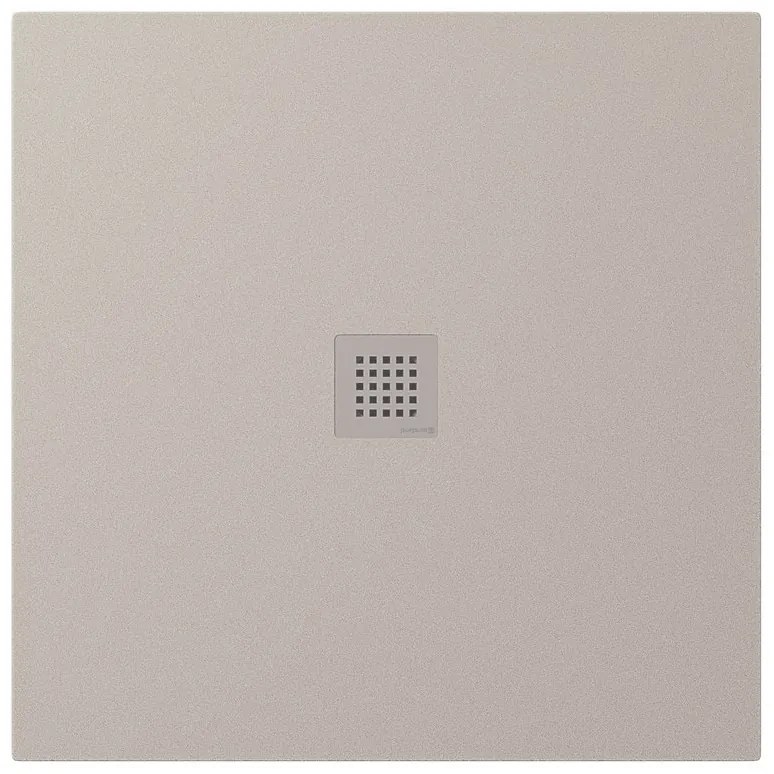 Polysan Treneca sprchová vanička z litého mramoru 90 x 90 cm s možností úpravy rozměru béžová mat 84300.81