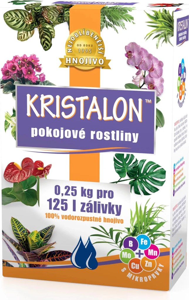 KRISTALON Krystalické hnojivo Pokojové rostliny 0,25 kg