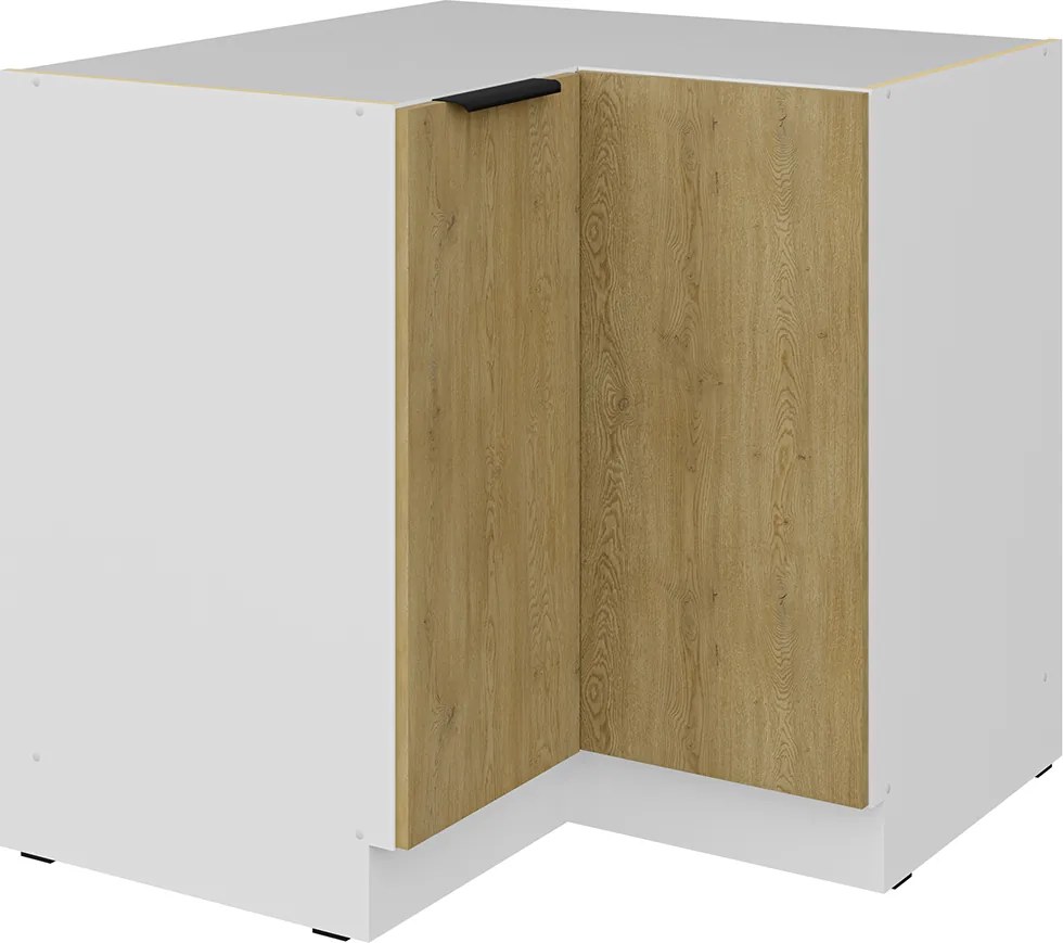 CREMONA bc | dolní skříňka 90x90 DN 2F rohová s policí | 90x90 cm | bílá/cremona