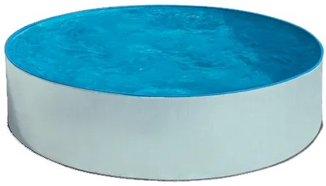 Planet Pool Polozapuštěný bazén s ocelovou stěnou Azurotico 3,5 x 0,9 m White/Blue 0016