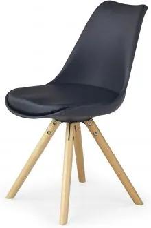 Jídelní židle K201, černá