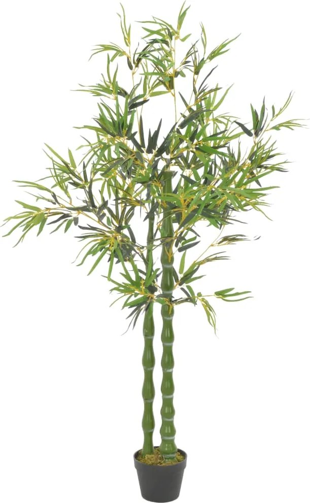 Umělá rostlina bambus s květináčem zelená 160 cm 280191
