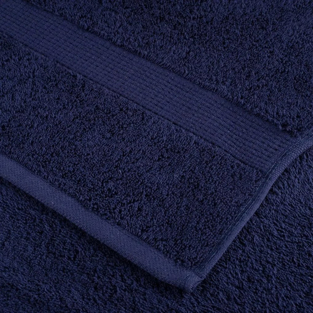 Prémiové ručníky pro hosty SOLUND 4 ks tmavě modré 30x50 cm 600 g/m² 137255