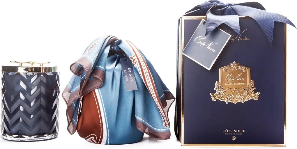 Côte Noire Herringbone svíčka Eau de Vie, 600 g