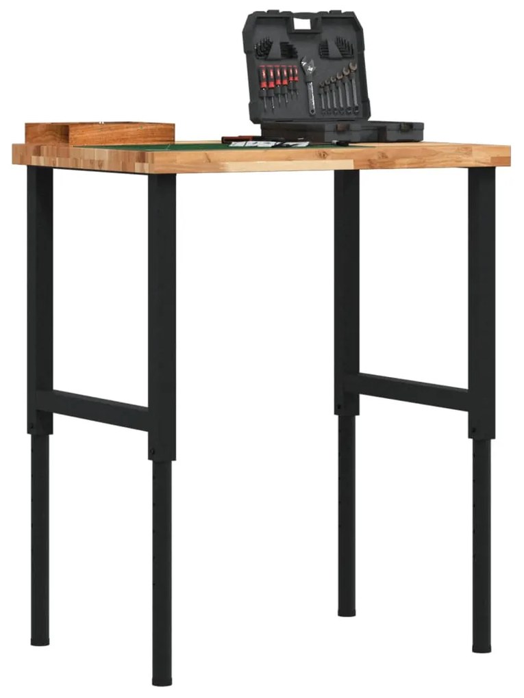 Pracovní stůl 80 x 60 x (73–99,5) cm masivní akácie obdélníkový 3309692