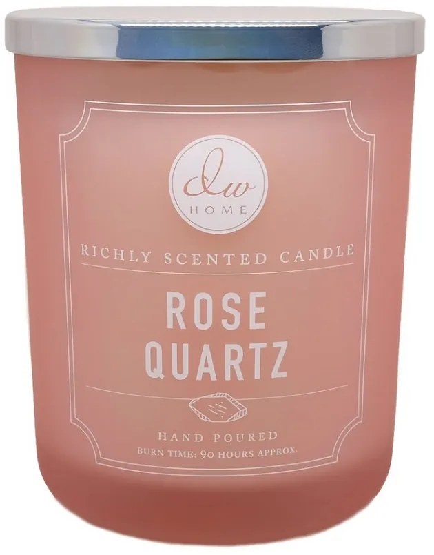 DW Home Vonná svíčka ve skle Růžový Křemen - Rose Quartz, 26,2oz
