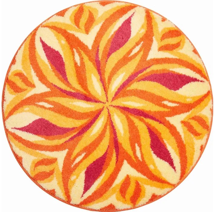 GRUND TANČÍCÍ OBLOHA Mandala kruhová oranžová průměr 100 cm