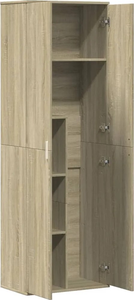 Skříň highboard dub sonoma 60 x 35 x 180 cm kompozitní dřevo 3276667