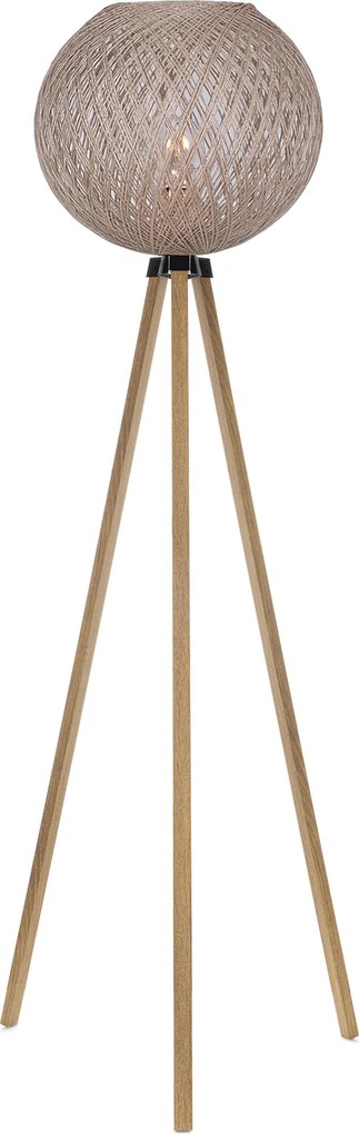 Stojací lampa Joshua hnědá