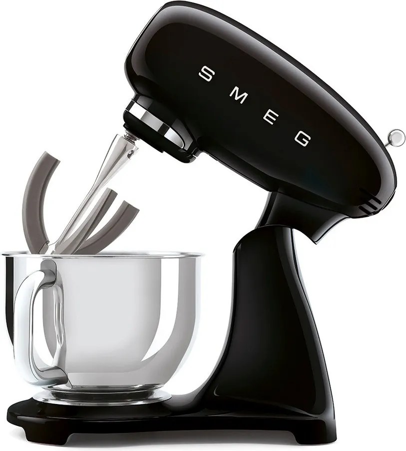 Černý kuchyňský robot 50's Retro Style – SMEG