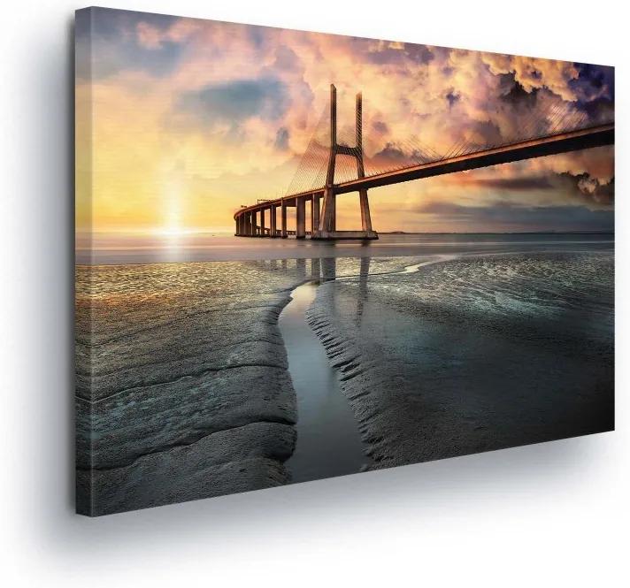 GLIX Obraz na plátně - Most na Pobřeží 100x75 cm
