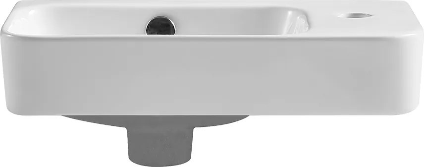 Mereo, Mereo Umyvadlo s otvorem pro baterii 45 cm, MER-VSD30P