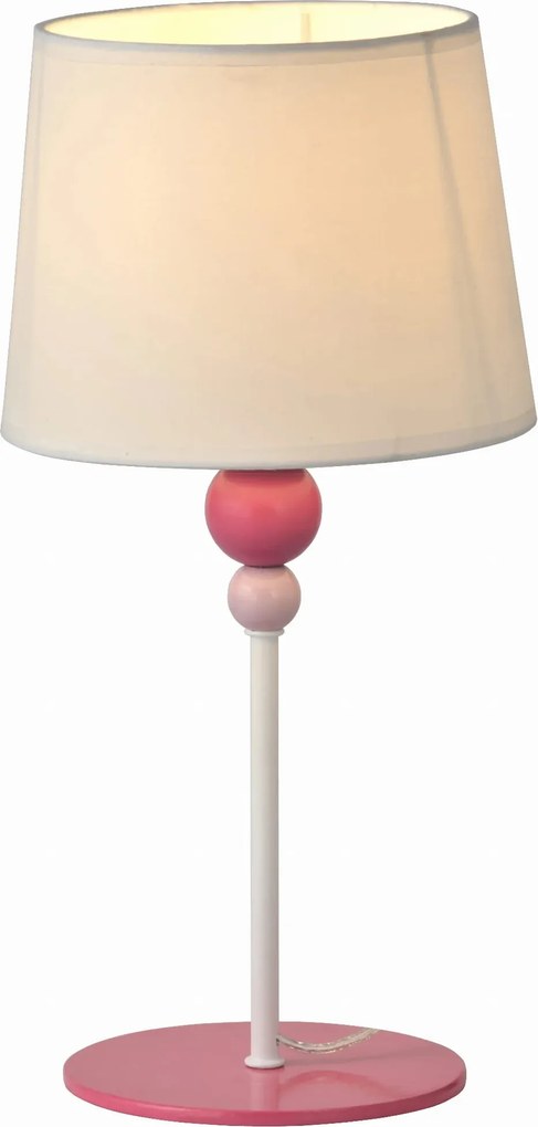 Stolní lampa Candellux Bebe růžová