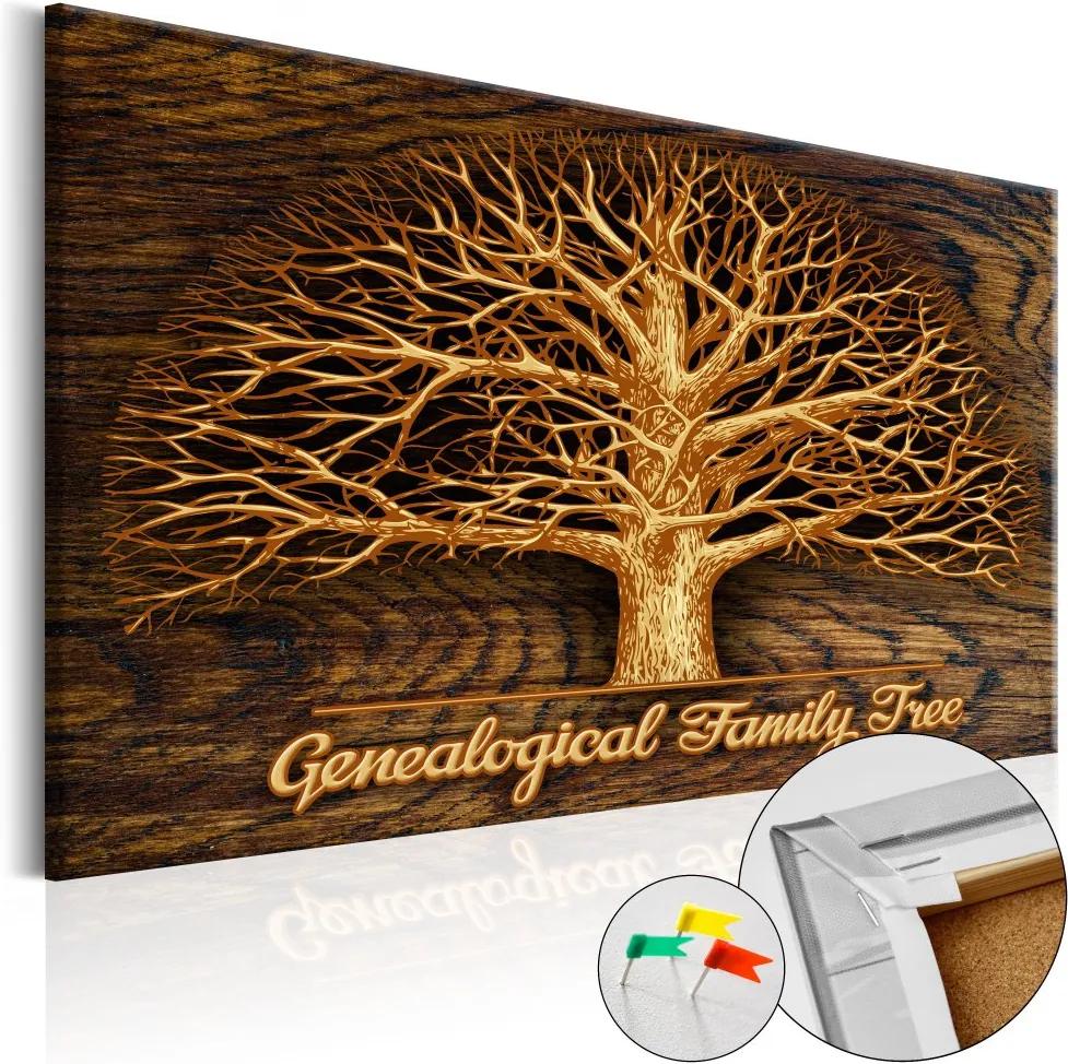Bimago Obraz na korku - Family Tree [Corkboard] 120x80 cm