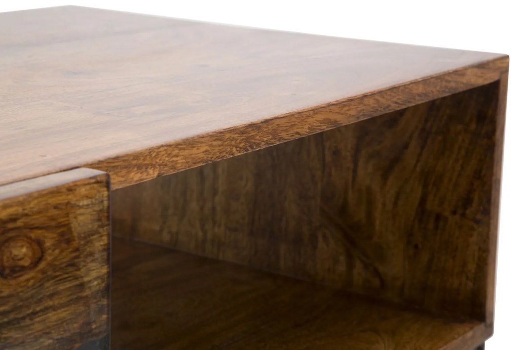 Konzolový stolek Mauro Ferretti Taran z akáciového dřeva, 130x40x80 cm