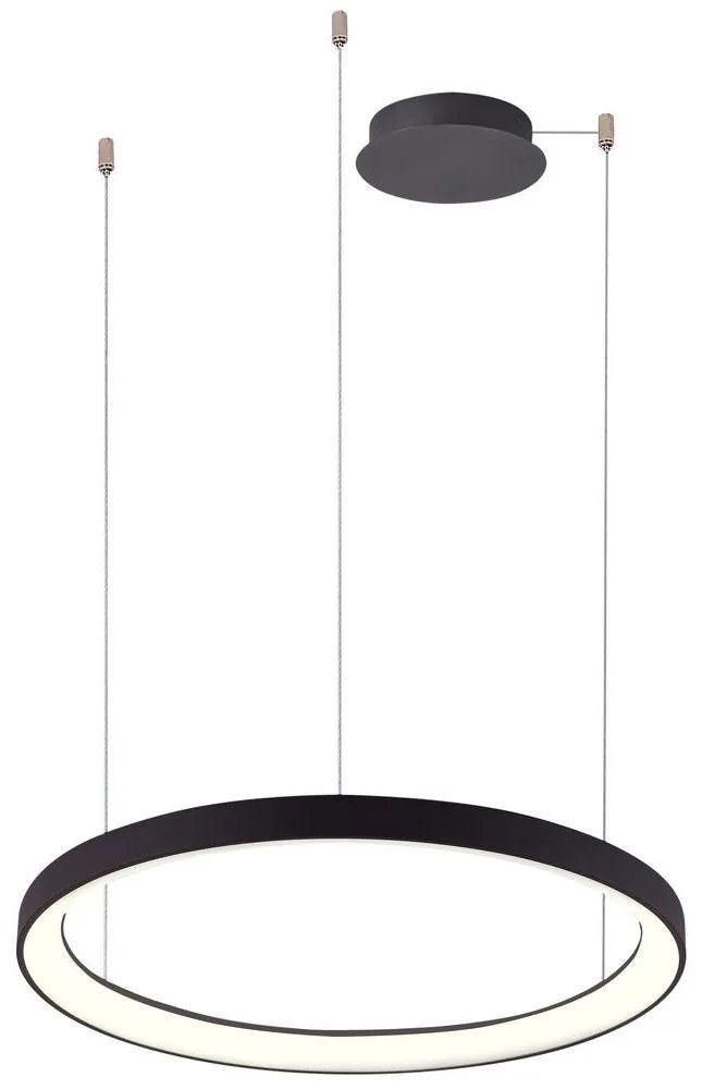 Azzardo Azzardo AZ5022-LED Stmívatelný lustr na lanku AGNES LED/60W/230V pr. 78 cm černá AZ5022