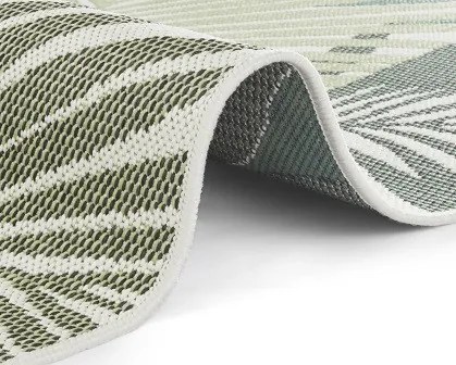 NORTHRUGS - Hanse Home koberce Kusový koberec Beach 103843 Green/Cream – na ven i na doma - 120x170 cm