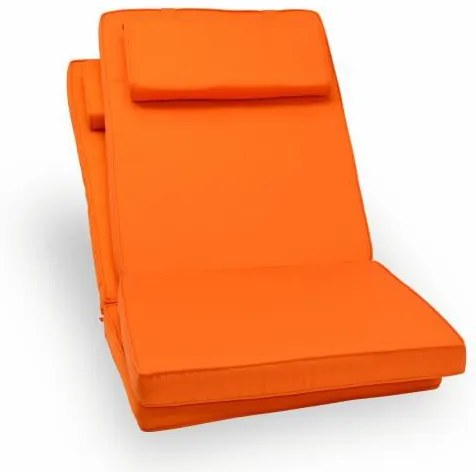 Divero 30602 Sada 2 kusů polstrování na židli - oranžová