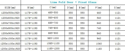 Mexen Lima sprchový kout 120x60cm, 6mm sklo, chromový profil-čiré sklo, 856-120-060-01-00