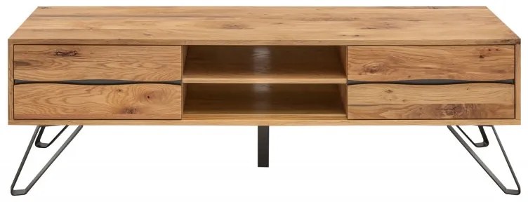 Designový TV stolek Fringe, 160 cm, divoký dub