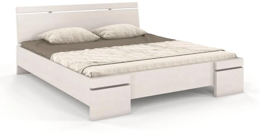 Prodloužená postel Sparta - buk   , Buk přírodní, 180x220 cm
