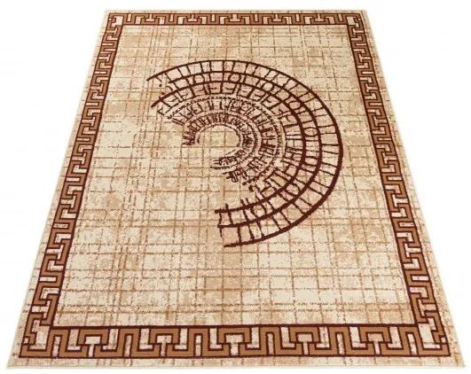Moderní kusový koberec ATENA  FE01A krémový Rozměr: 120x170 cm