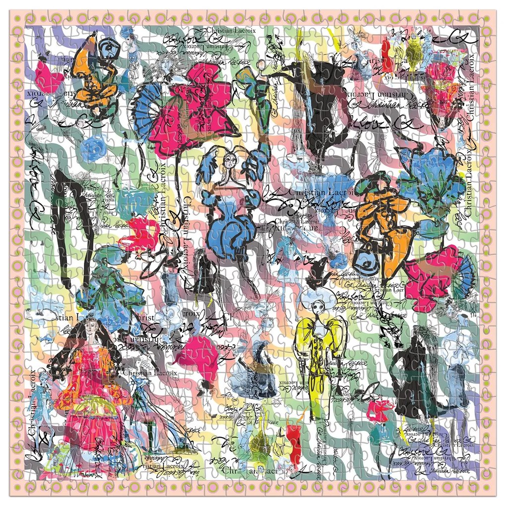 Galison Oboustranné puzzle Kolekce Ipanema Girls 500 dílků