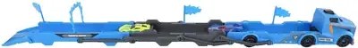 Auto tahač s vystřelovací dráhou / Herní set / 2 autíčka + doplňky / o