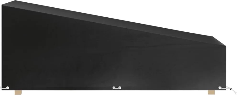 Plachta na zahradní lehátko s 12 očky 200 x 65 x 35/60 cm PE 319344