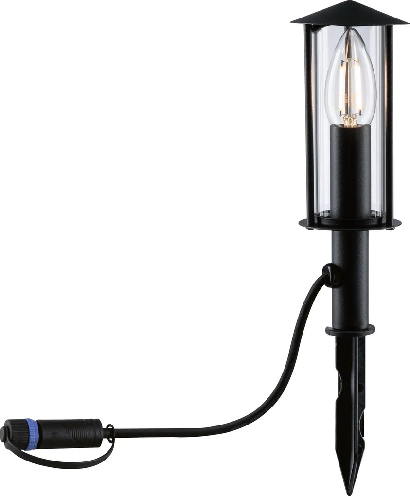 P 94323 Plug & Shine sloupkové svítidlo klasické Mini IP44 2W 24V antracit E14 - PAULMANN