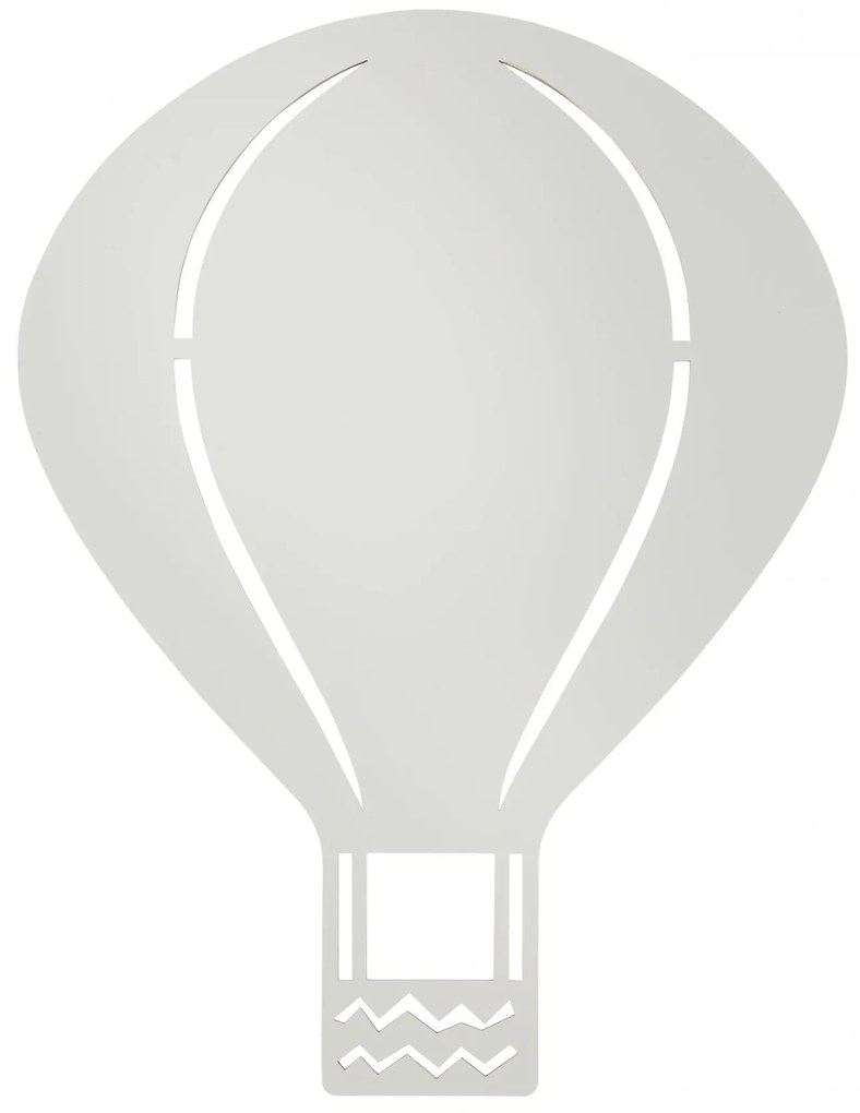 ferm LIVING Dětská nástěnná lampa Balloon Grey, šedá barva, dřevo