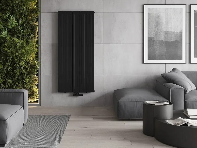 Mexen Waco dekorativní radiátor 1544 x 694 mm, 1550 W, černá - W217-1544-694-00-70