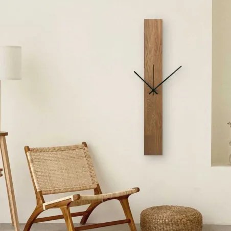 Dřevěné dubové nástěnné hodiny moderní design I SENTOP MAS019-AMBER