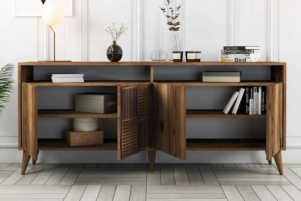 Designová komoda Cadelaria 180 cm ořech