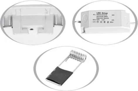 LED podhledové svítidlo Ecolite LADA LED-WSL-12W/27/CHR 12W 2700K teplá bílá