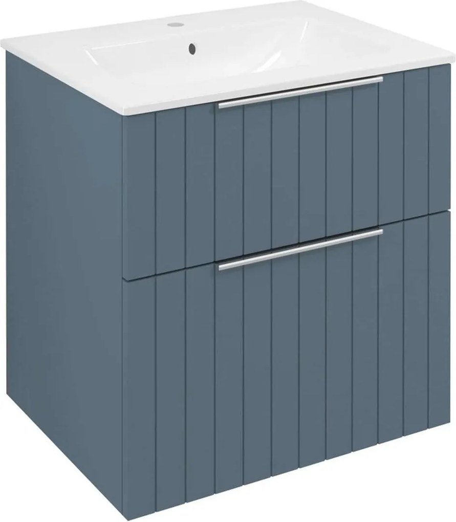 Sapho Cirasa - Umyvadlová skříňka Strip 59x64x46 cm, 2x zásuvka, siena CR601-4242S