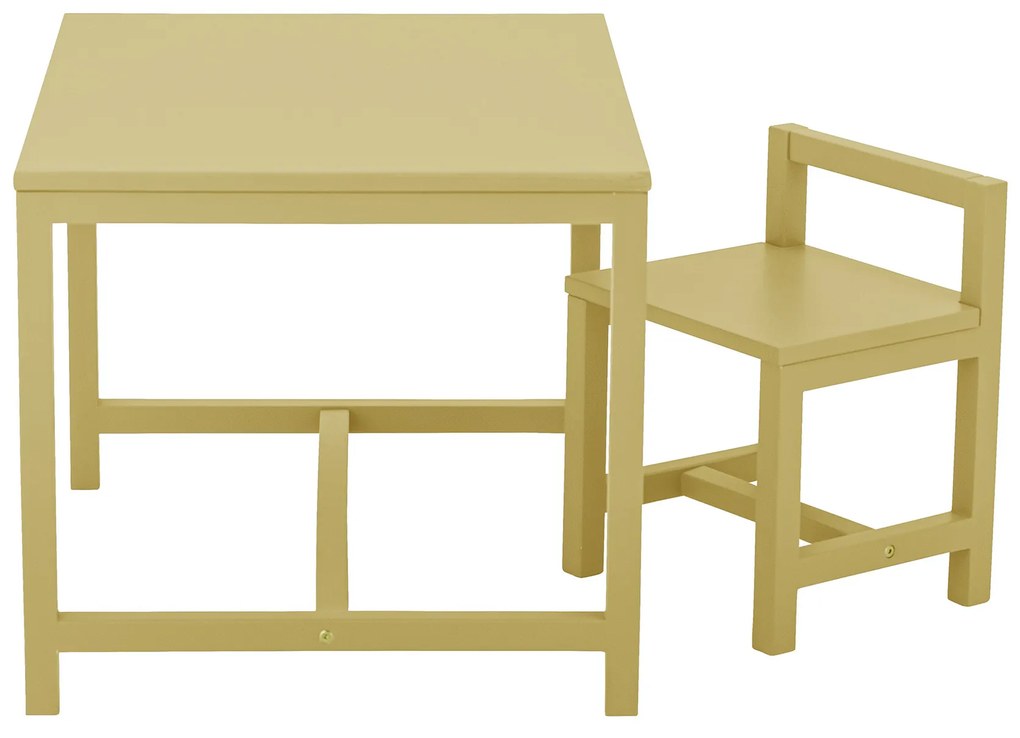 Bloomingville Mini Židle Rese, žlutá, MDF - 82051554