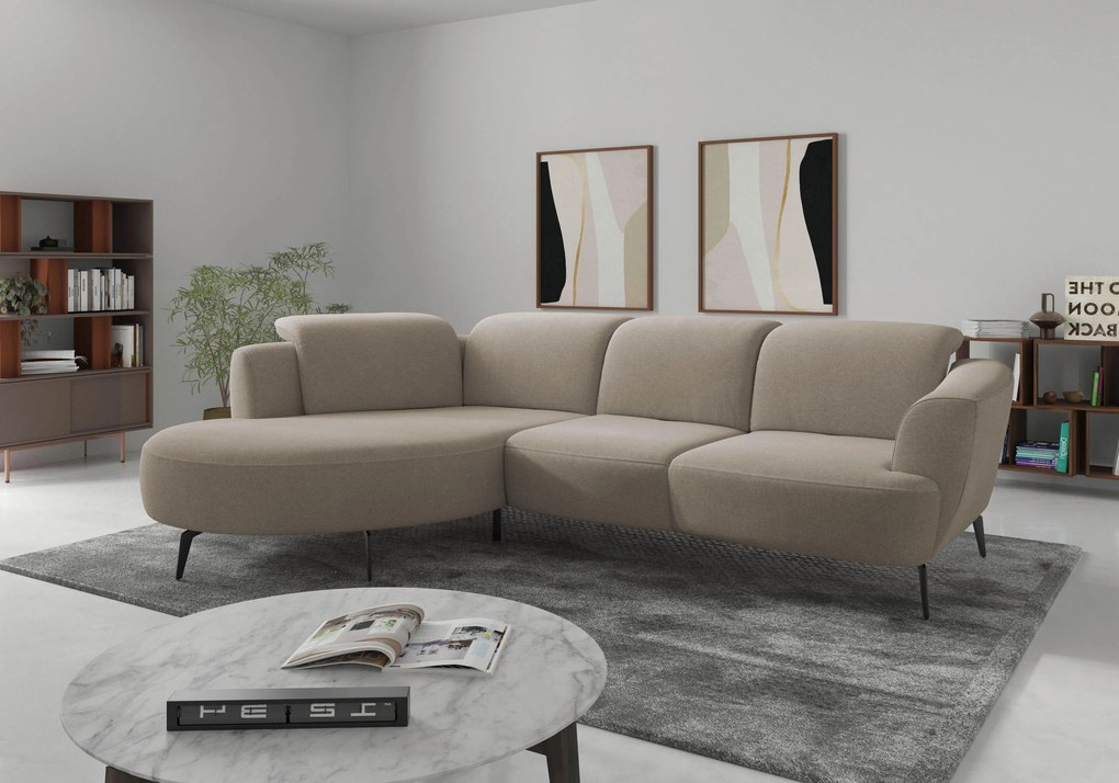 XXXLutz ROHOVÁ SEDAČKA, textil, béžová Sit & More - Sedací soupravy - 000144018524