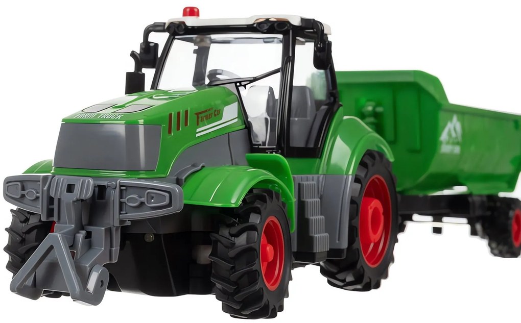 Kruzzel rc traktor se sklápěcím přívěsem 1:24