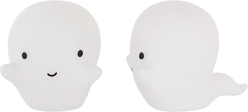 A Little Lovely Company Mini plastová figurka Ghost - 2 ks, bílá barva, plast