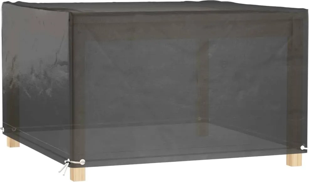 Plachta na zahradní nábytek s 8 očky 125x125x75 cm čtvercová 319287
