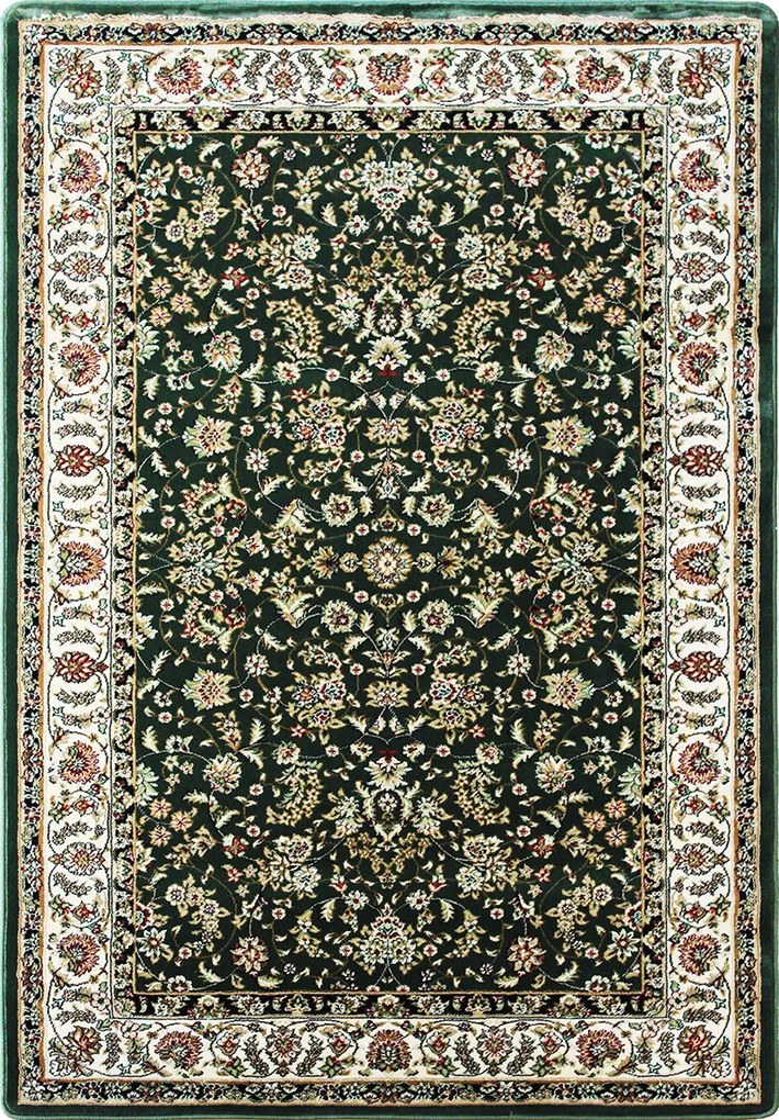 BE Koberec Anatolia 5378 GREEN - zelený obdélníkový Rozměr: 70x100 cm